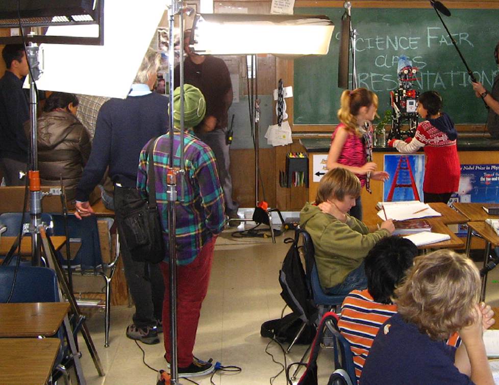 Moodles, the Robot Actor : A Humanoid LEGO Robot Starring in a Movie